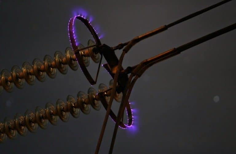 Corona Effect and Discharge in Power Transmission Lines