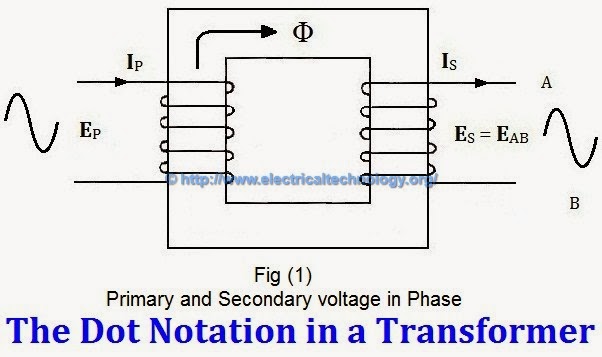 Transformer Phasing: The Dot Notation and Dot Convention - ELECTRICAL TECHNOLOGY
