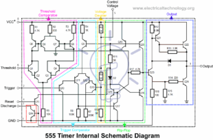 555 Timer IC - Types, Construction, Working & Applications