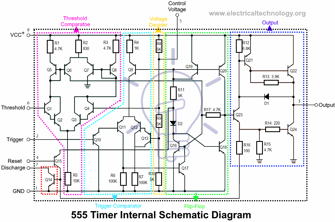  DIAGRAM 555 Timer Chip Diagram MYDIAGRAM ONLINE