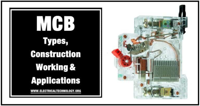 MCB (Miniature Circuit Breaker) - Types, Working, and Uses