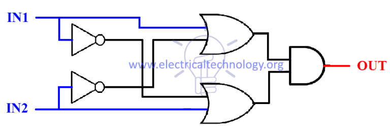 Exclusive-NOR (XNOR) Digital Logic Gate - Electrical Technology