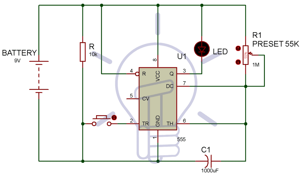 1 to 15 Minute Timer Circuit Diagram, Working and Applications