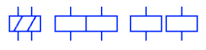 Relays Symbols. Coil, Solenoid, Electromagnet & Contacts Symbols