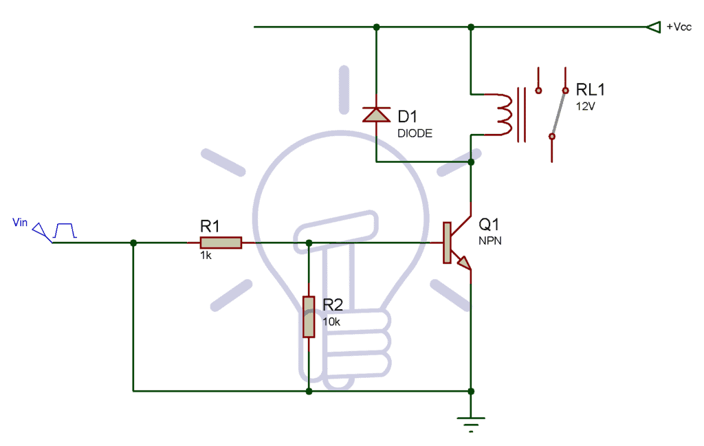Electronic Relay Switch Circuit - NPN, PNP, N & P Channel