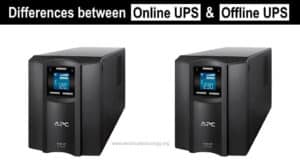 Difference between Online UPS and Offline UPS