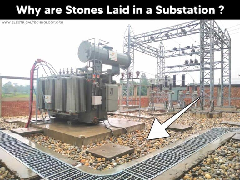 Why are Stones Laid in Substations instead of Sand or Grass?