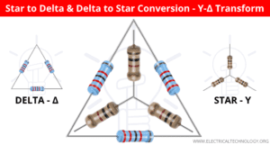 Star to Delta & Delta to Star Conversion. Y-Δ Transformation