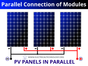 Series, Parallel & Series-Parallel Connection of PV Panels