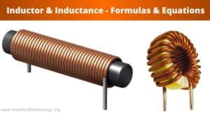 Inductor and Inductance - Formulas and Equations
