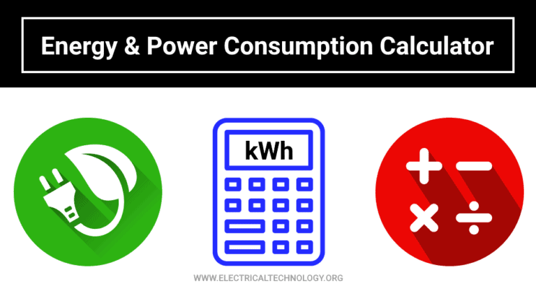 Energy and Power Consumption Calculator - kWh Calculator