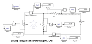 Tellegen’s Theorem - Solved Examples & MATLAB Simulation
