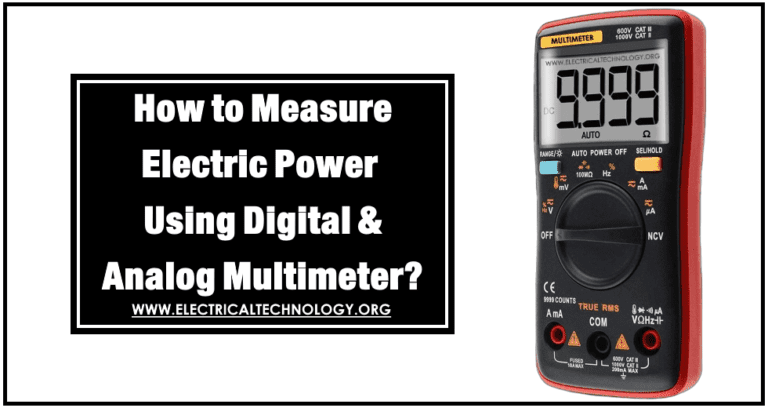 How to Measure Power using Digital and Analog Multimeter?