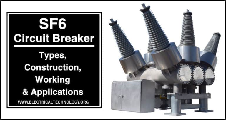 SF6 Circuit Breaker - Construction, Types, Working and Uses