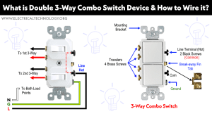 How to a Wire Double 3-Way Combination Switch Device?