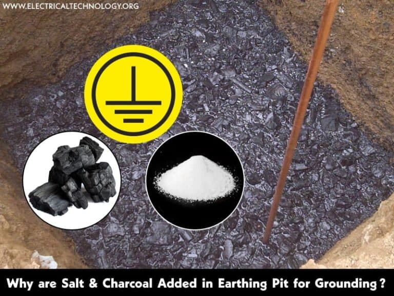 Why are Salt and Charcoal Added in Earthing Pit in Grounding?