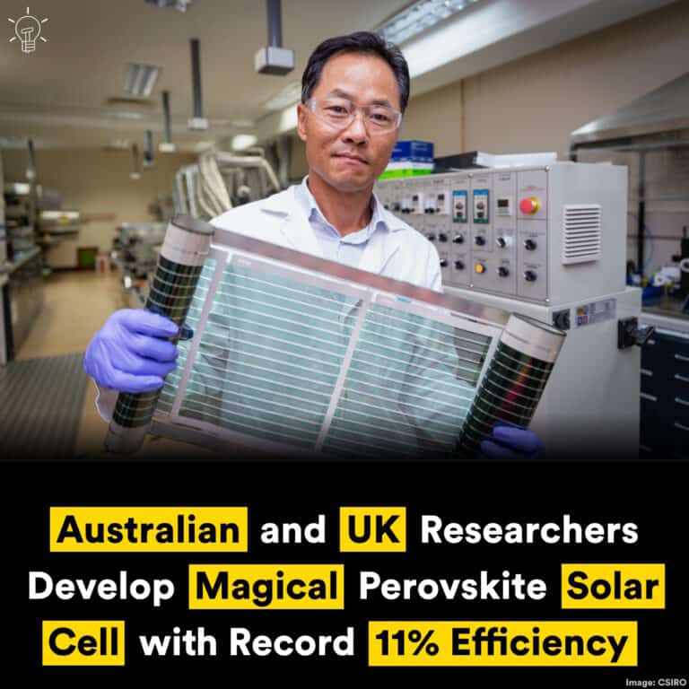 CSIRO Develops 11% Efficient Printed Perovskite Solar Cell