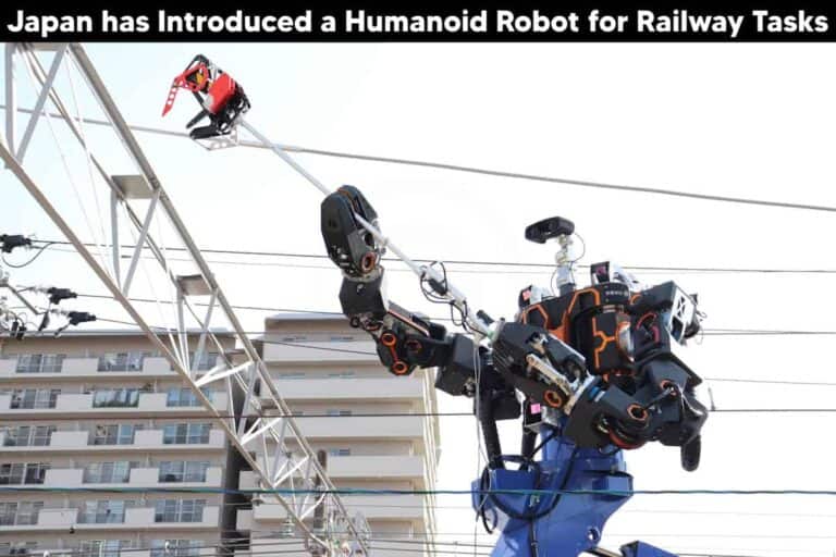 Japan Unveils a Giant Humanoid Robot for Railway Maintenance