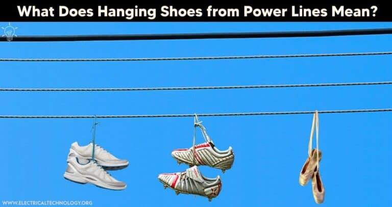 What Does Hanging Shoes from Overhead Power Lines Mean?