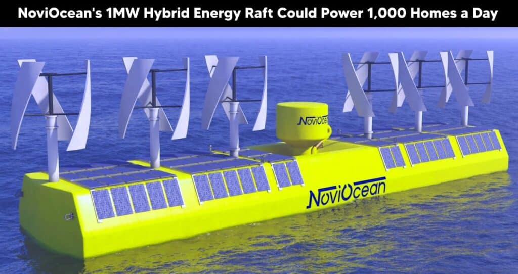 Hybrid Energy Raft Could Power 1,000 Household a Day