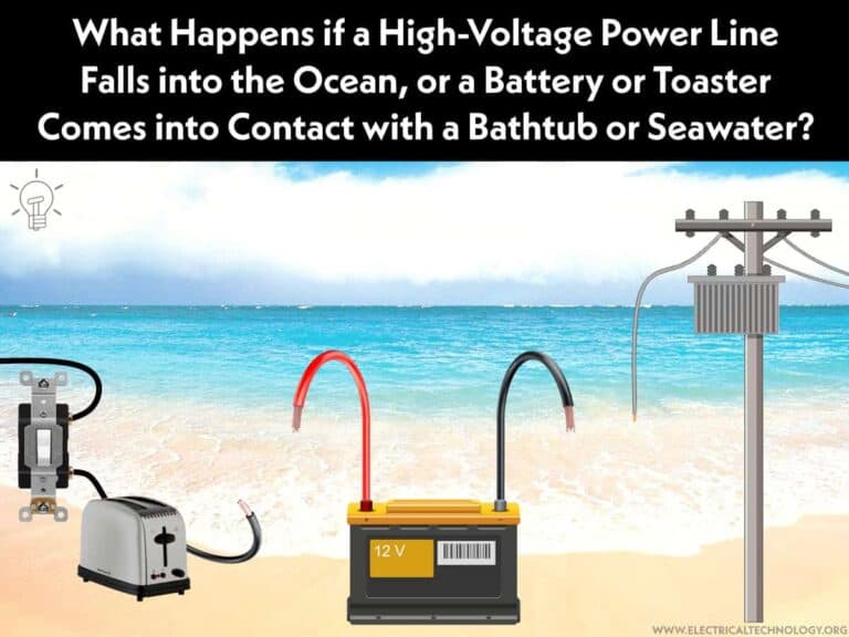 What Happens if a Power Line Falls into the Ocean Water?