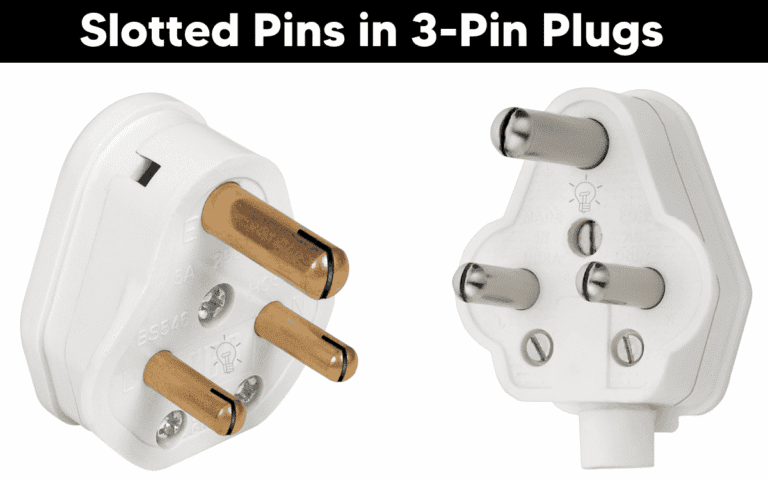 Why are there Grooved Slots in the Pins of Two Pin Plugs?