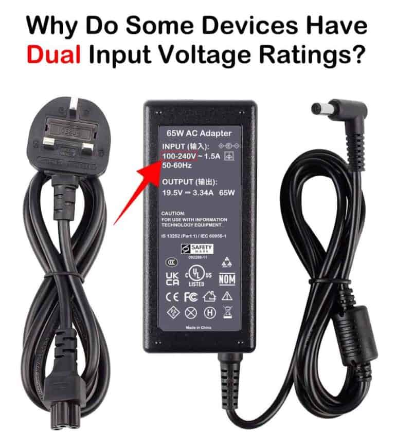 How Do Some Devices Have Dual Input Voltage Ratings?