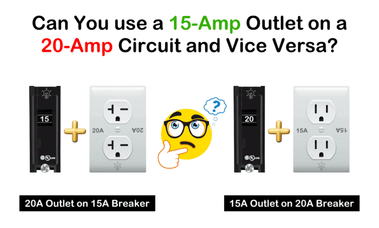 Can You use a 15A Outlet on a 20A Circuit and Vice Versa?